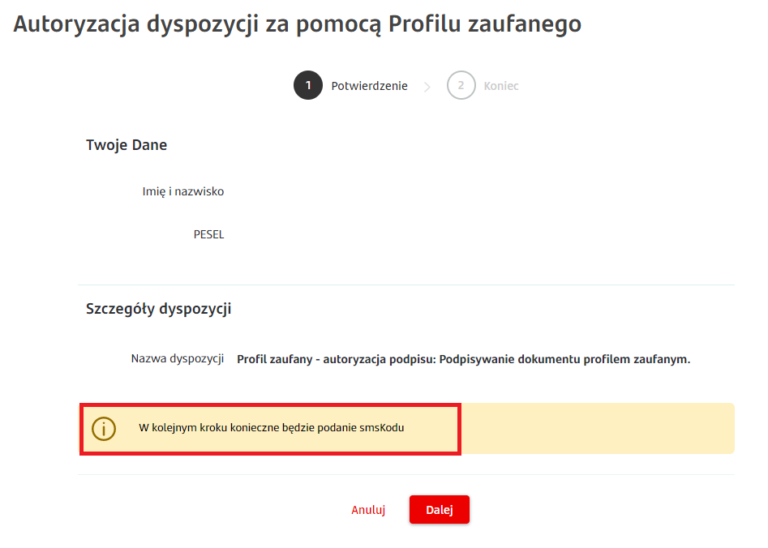 Instrukcja podpisywania plików PDF Profilem Zaufanym – Instrukcje